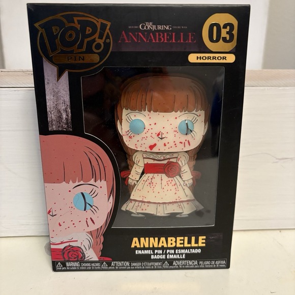 Funko | Toys | Funko Pop Pin Horror Annabelle 3 Enamel The Conjuring ...